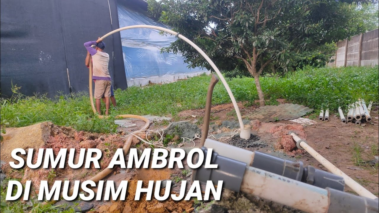 Struktur Dinding Sumur Bor Anti Longsor